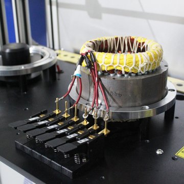 AC induction motor stator tester