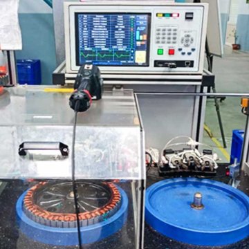 The Application Site Of Electric Vehicle Hub Motor Stator Tester - AIP